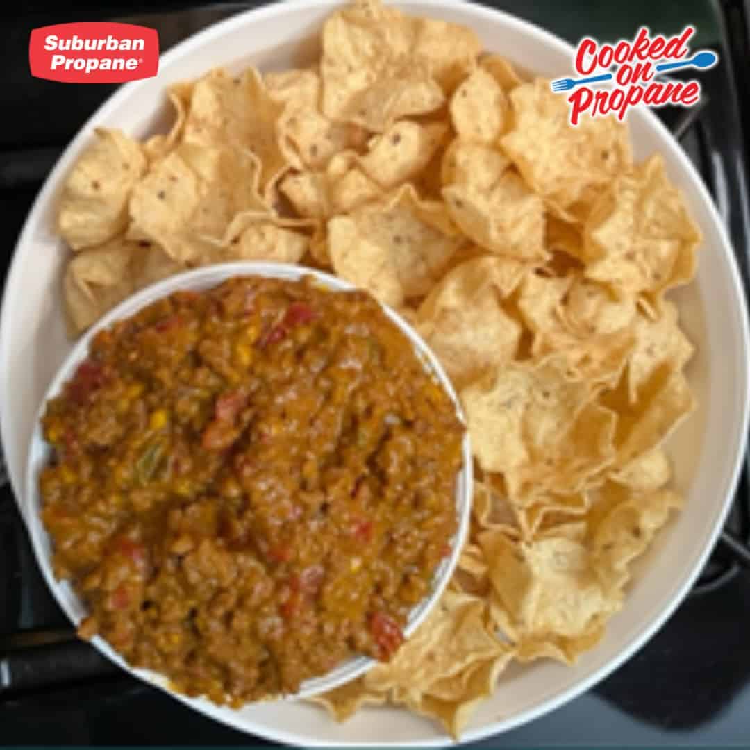 Nachos with Sausage Dip