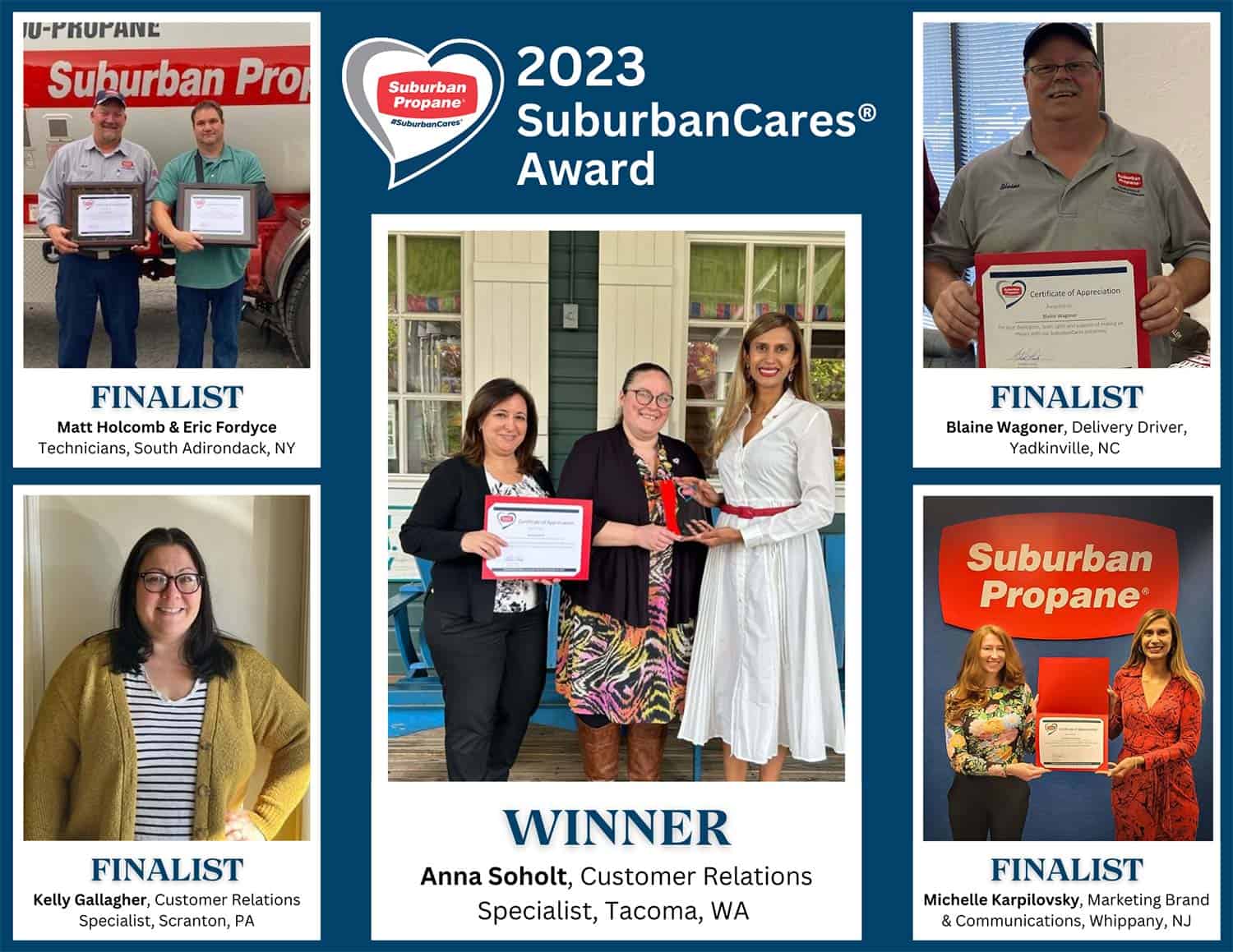 Our 2023 SuburbanCares Award Winner and Finalists