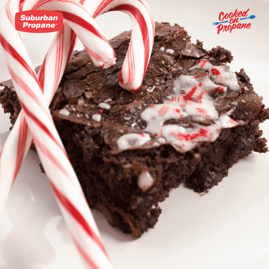 Fudgy Candy Cane Brownies